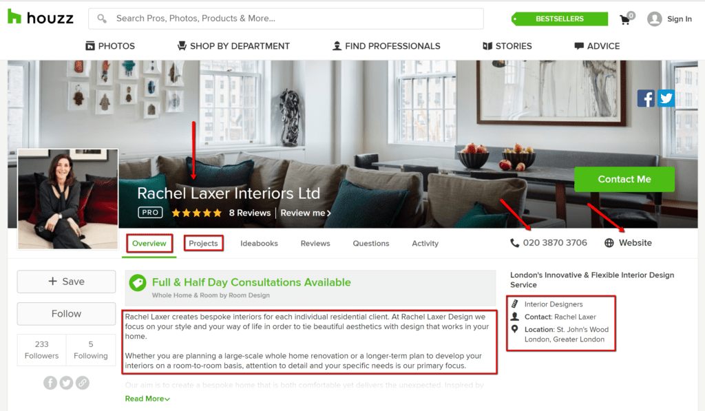 How To Use Houzz For Marketing Your Interior Design Business
