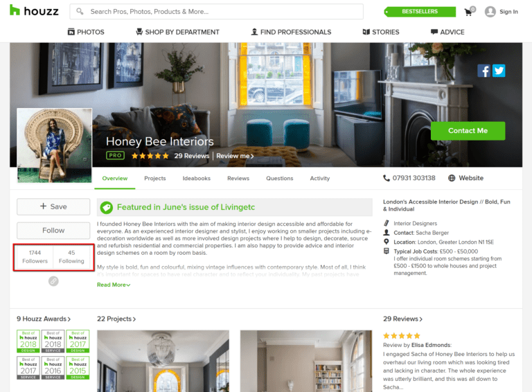 How To Use Houzz For Marketing Your Interior Design Business
